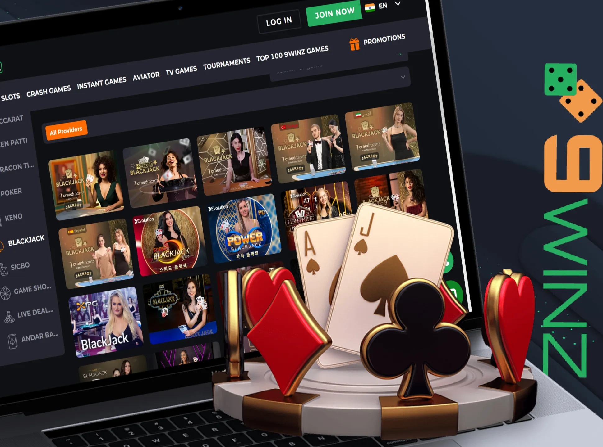 9Winz – Official Casino Website in India