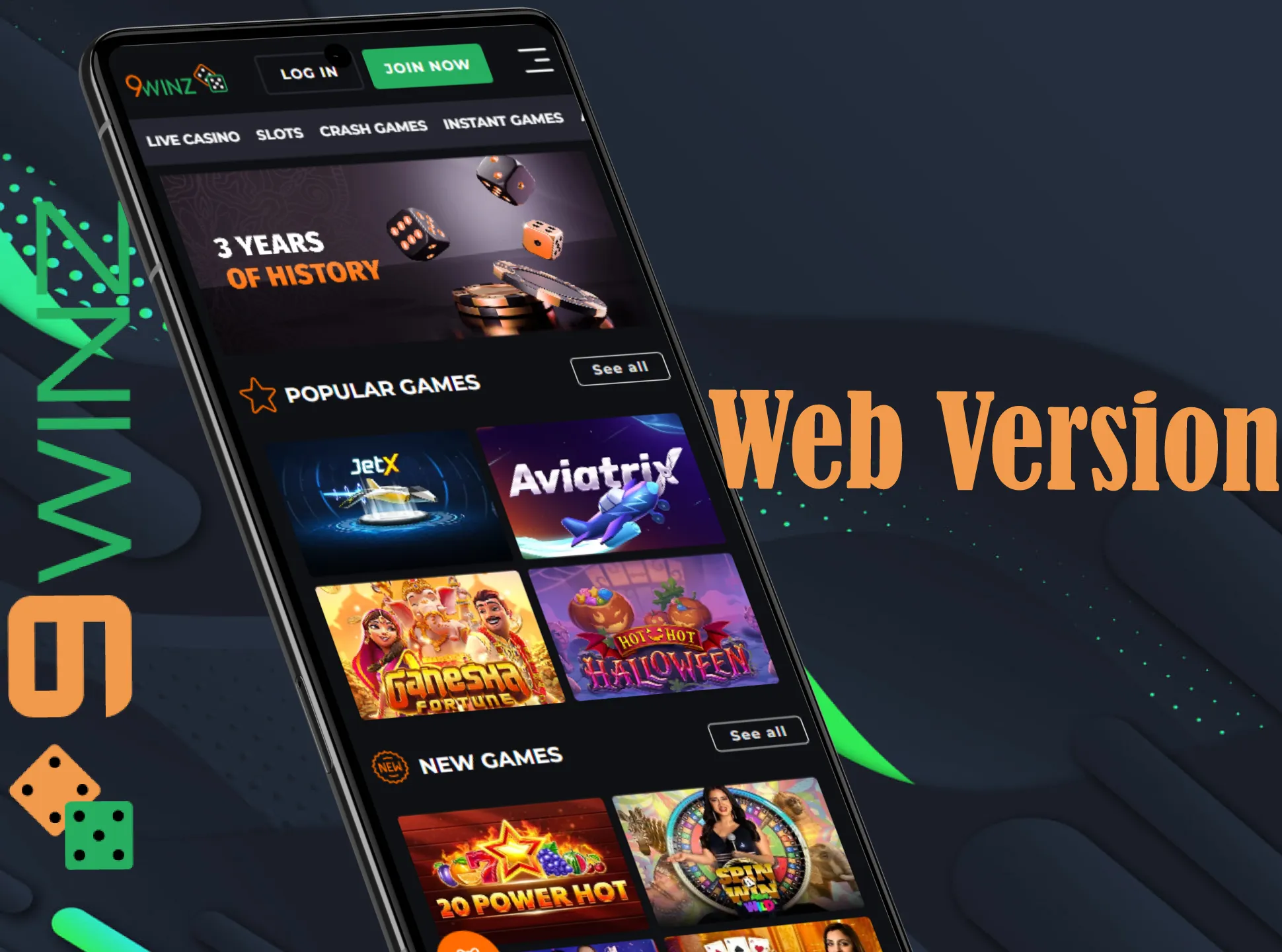 9Winz – Official Casino Website in India